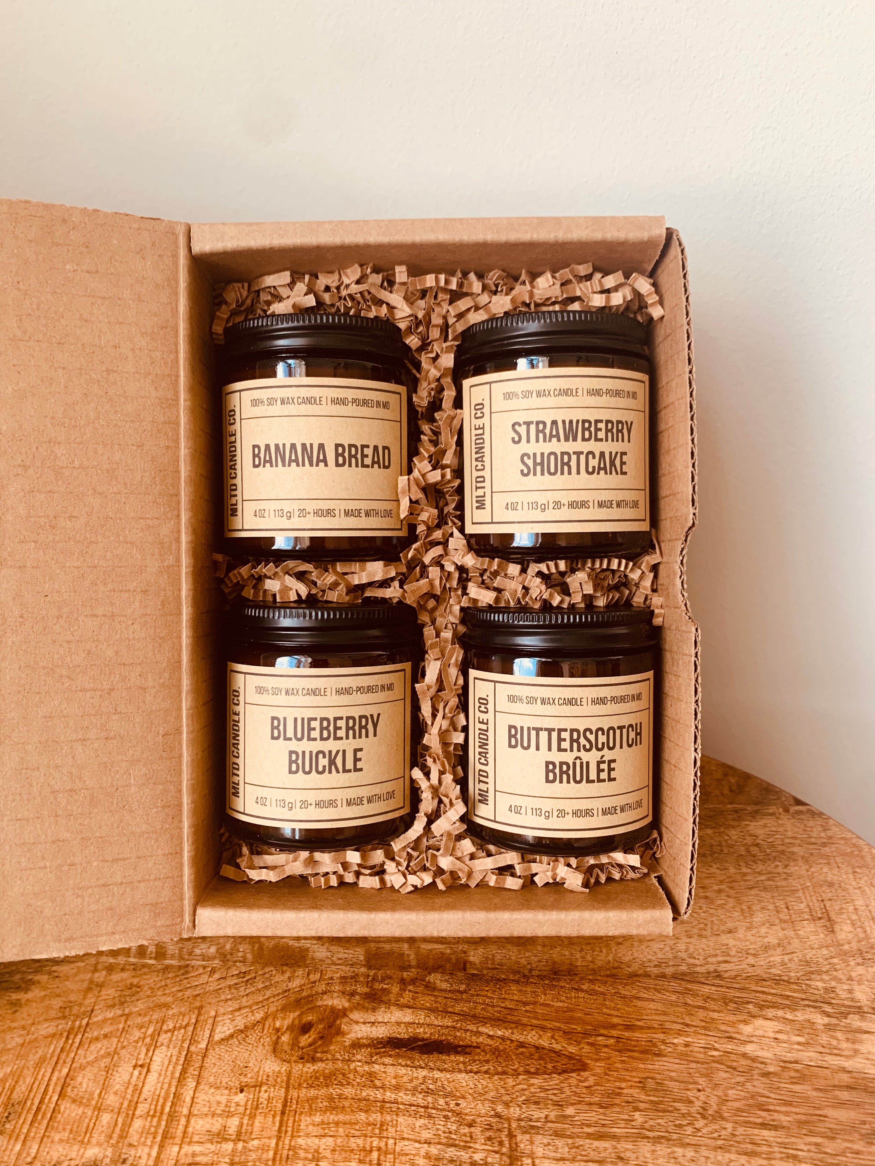 Bakery Candle Sampler Pack | Dessert Candles | Soy Candle Gift Set ...